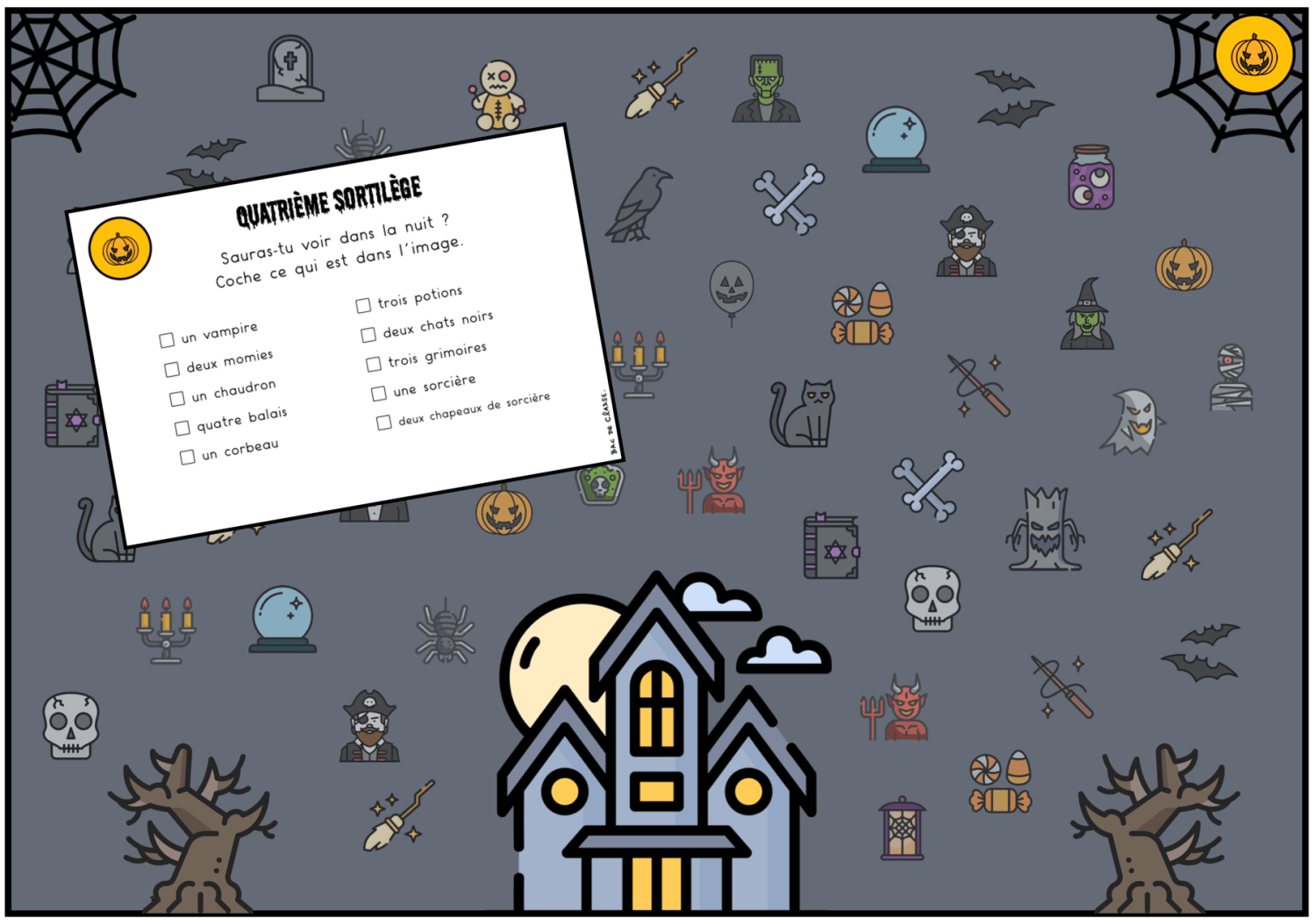 Halloween – Bac de classe