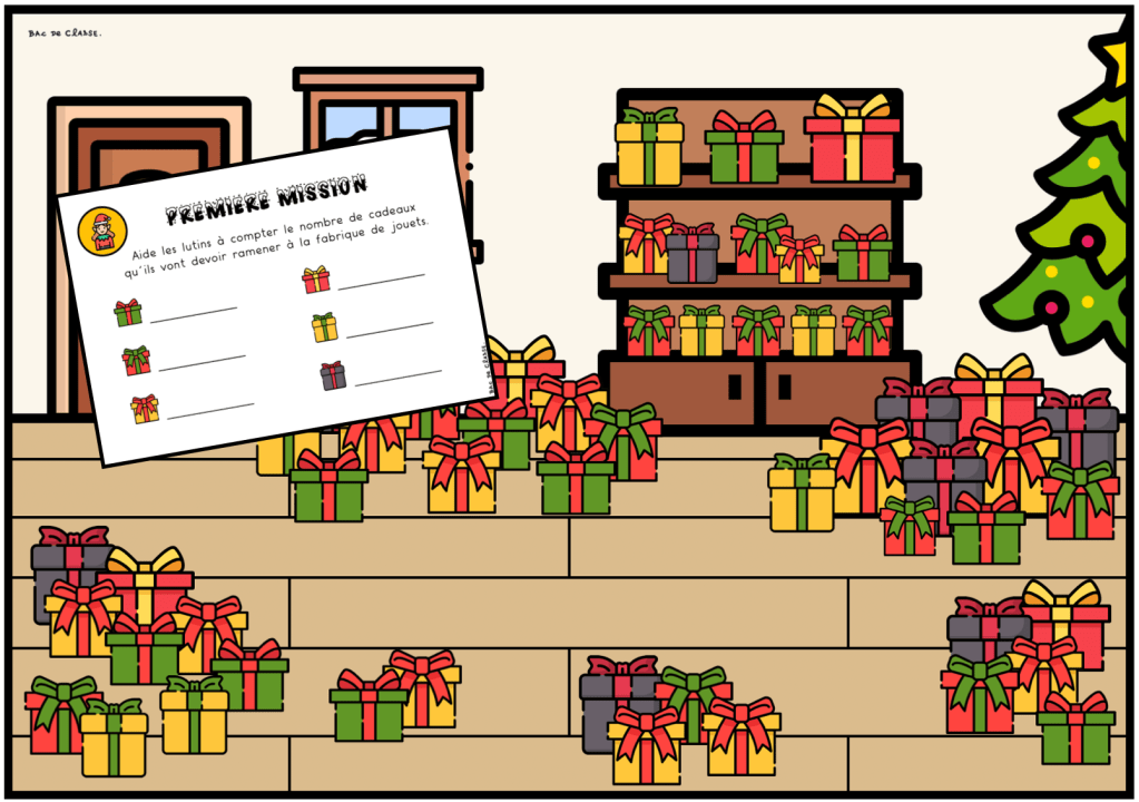 ESCAPE GAME CP/CE1/CE2/CM – Noël – Bac de classe