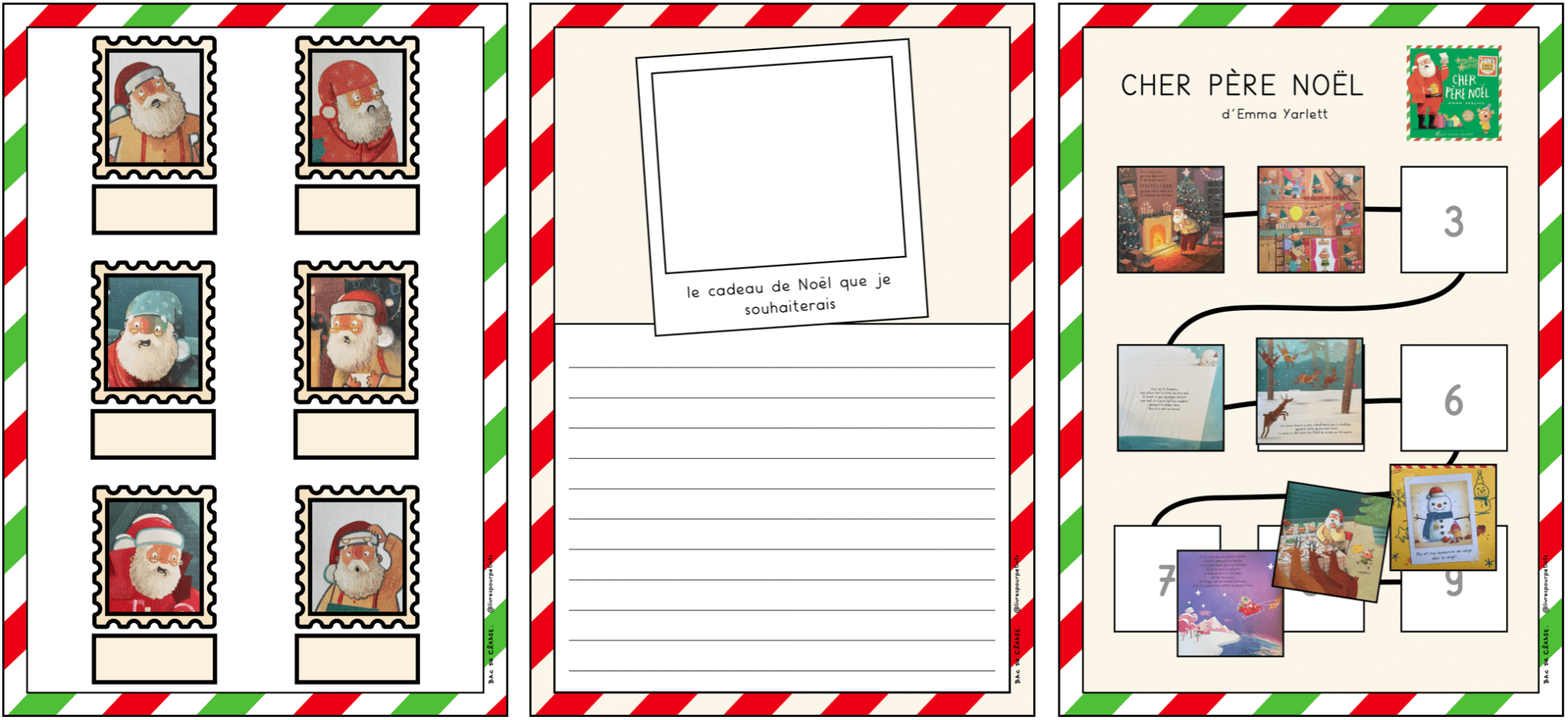 Cher Père Noël – Lire sans questionnaire (CP/CE/CM) – Bac de classe