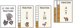 Le zoo des fractions – Jeu de bataille sur les fractions – Bac de classe